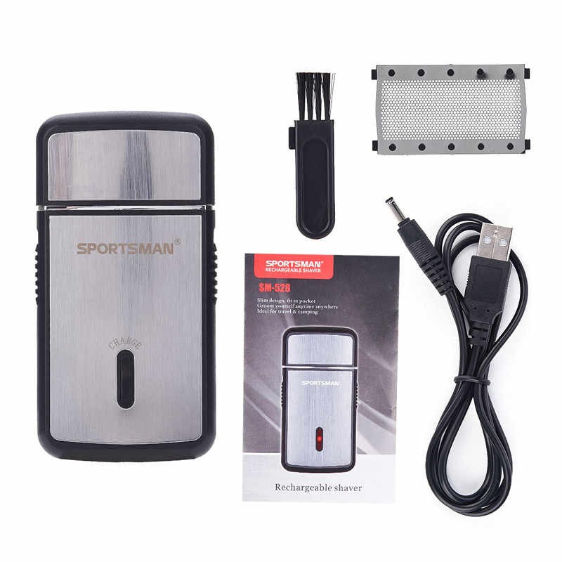 Mini Electric Shaver For Men Razor Beard Trimmer Travel Men Shaver USB ...