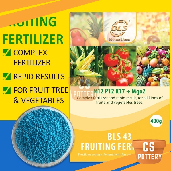 400g BLS Fruiting Fertilizer 43 Garden Granules Fruiting Fertilizer ...