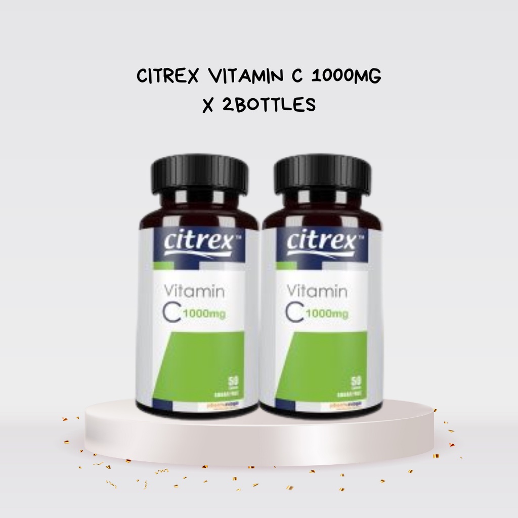 CITREX VITAMIN C 1000MG (CHEWABLE) 50's X2 | Shopee Malaysia