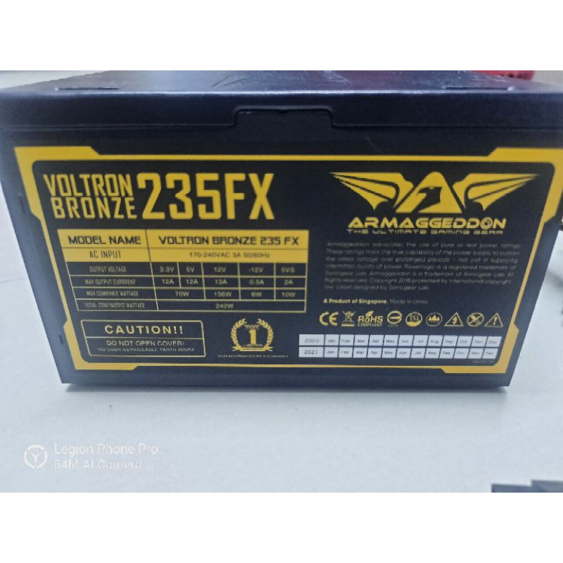 Armageddon Voltron Bronze PSU 235FX | Shopee Malaysia