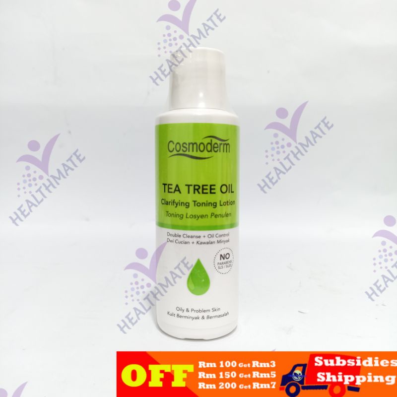 Cosmoderm Tea Tree Oil Clarifying Toning Lotion (100ML) | Shopee Malaysia