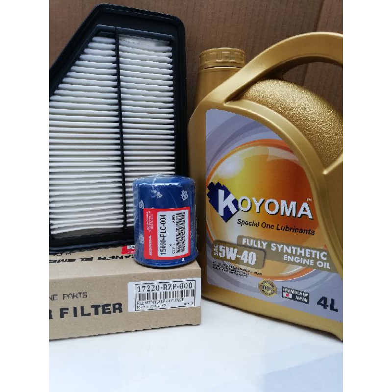 HONDA CRV SWA 2007y -2011y AIR FILTER + OIL FILTER + KOYOMA 5W40 FULLY ...