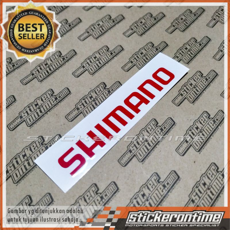 Shimano Sticker Cutting Weather Proof Stiker decal basikalon9 | Shopee ...