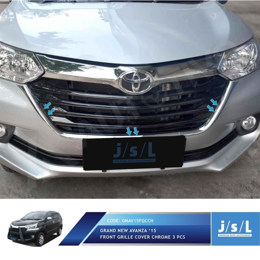 Front Grille Trim Toyota Grand All New Avanza 2015 Grille Front Cover ...