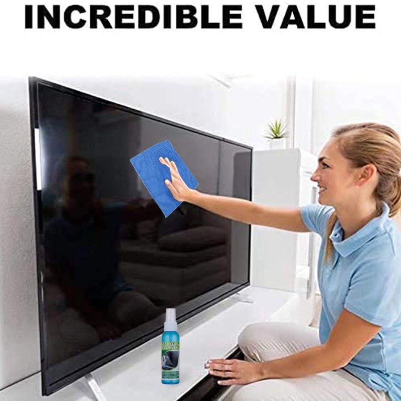 3 in 1 Cleaning Kit Laptop Phone Screen Cleaner Pembersih Brush Pencuci ...