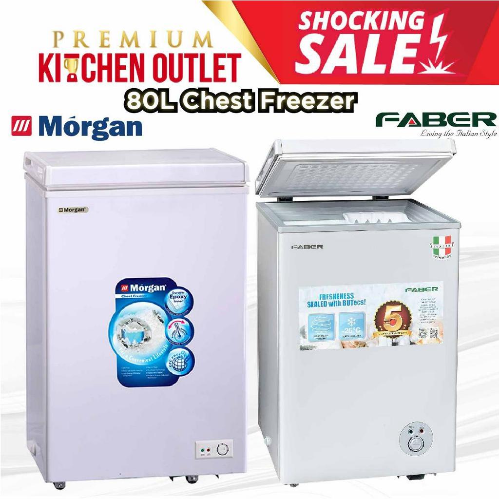 Faber 80L Chest Freezer FZ FREDDO 95 | Morgan MCF-0958L with Coated ...