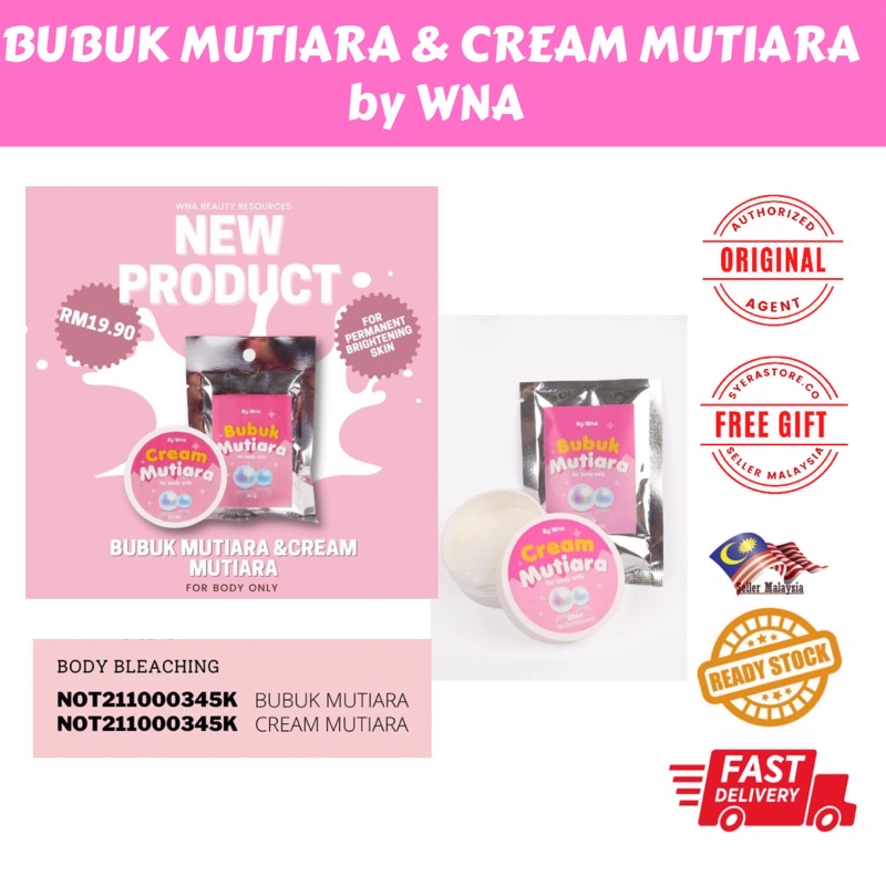 🔥 Bubuk Mutiara & Cream Mutiara Viral 🔥🔥🔥 Body Bleaching Original by ...