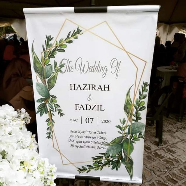 WELCOME BUNTING KAIN RENTANG (3X2), (4x2) & TRIPOD BANTING BANNER ...