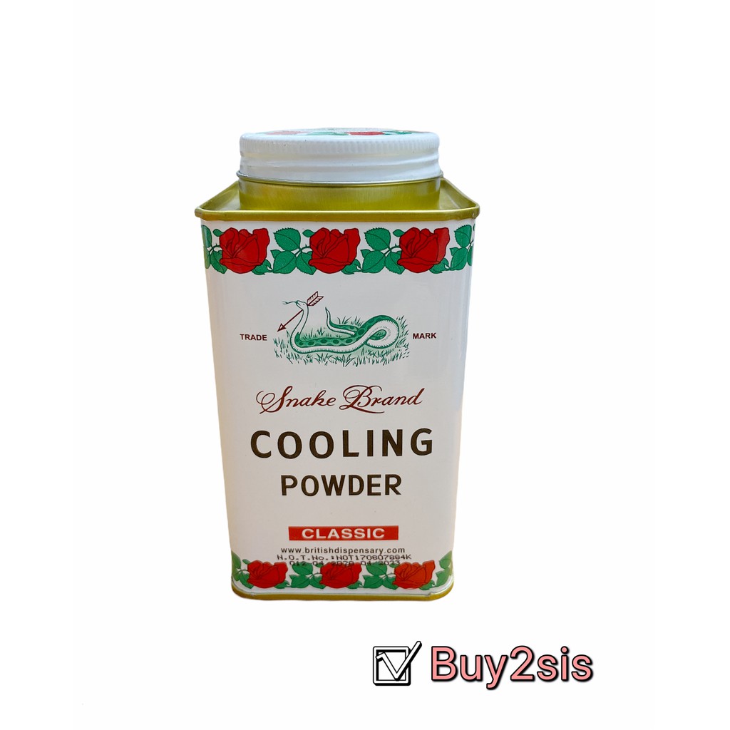 Snake brand Prickly Heat Cooling Powder Classic 150G | Shopee Malaysia