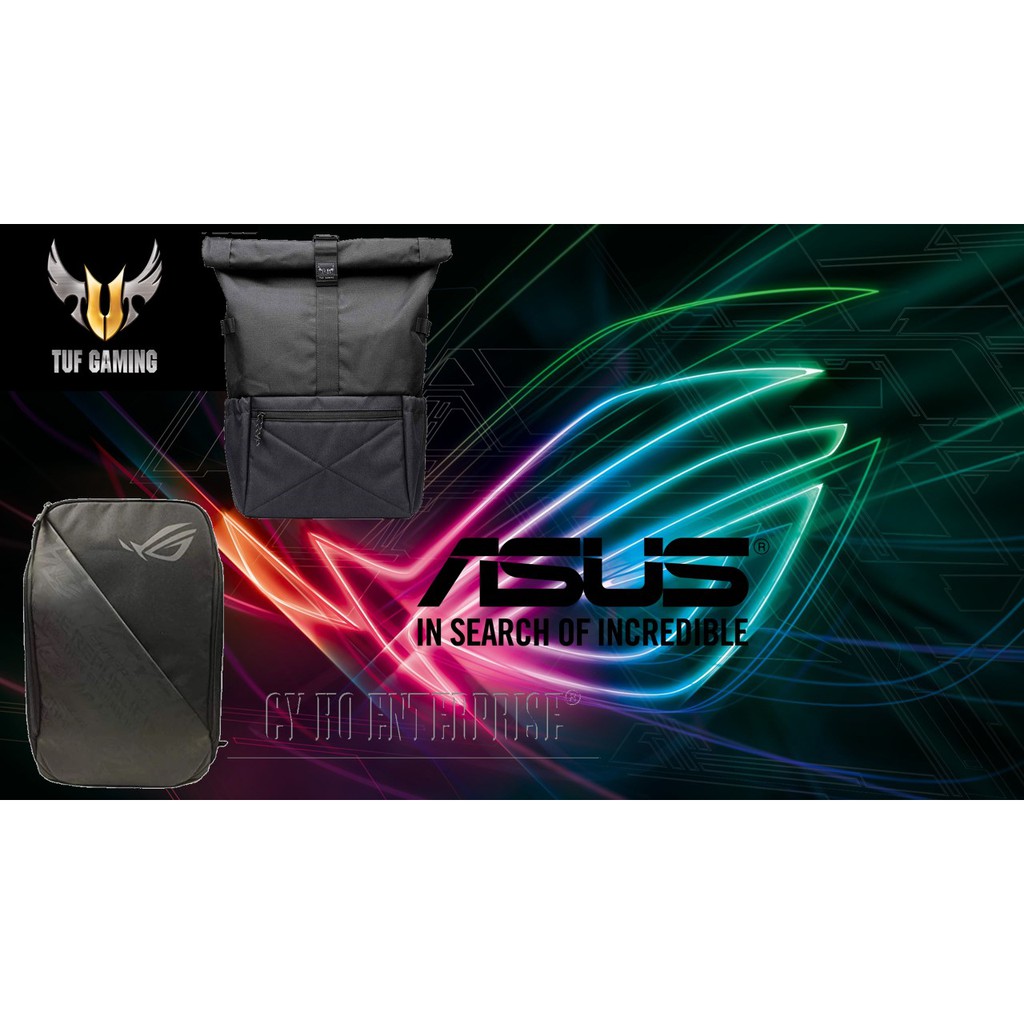 Asus 100% Genuine ROG/TUF Gaming BackPack 2020 (SEALED PACK) | Shopee ...