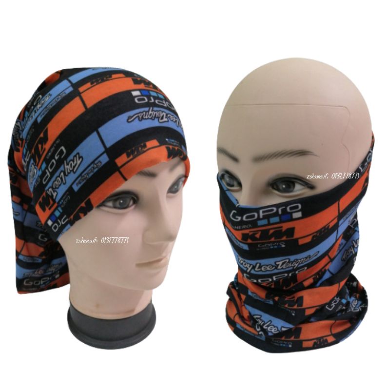 KTM LEE TROY DESIGN GOPRO headscarf buff bandana mask new | Shopee Malaysia