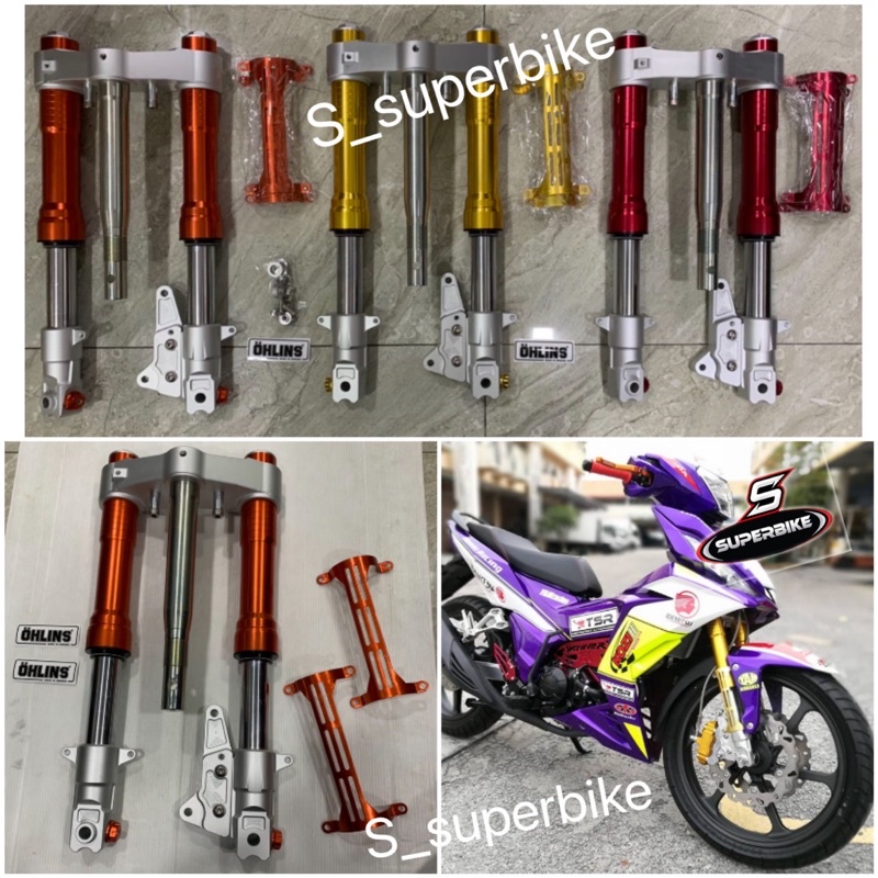 HONDA RS150 RS RS150R V1 V2 V3 FRONT FORK SET UPSIDE DOWN CNC ALLOY LAY | Shopee Malaysia