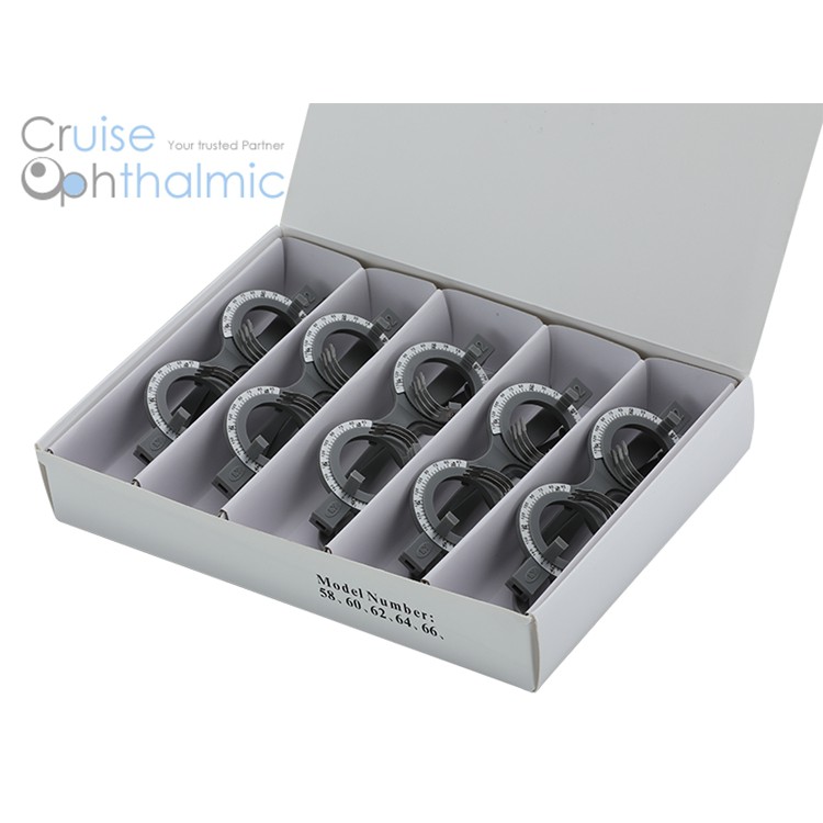 PD58-66 5PDs/Set Economic Optometry Fixed PD Trial Frame Optical Trial ...