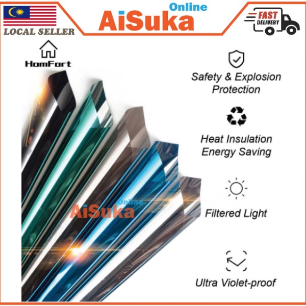 Tinted rumah / Window Film / tinted kereta/ Reflective Film / Mirror ...