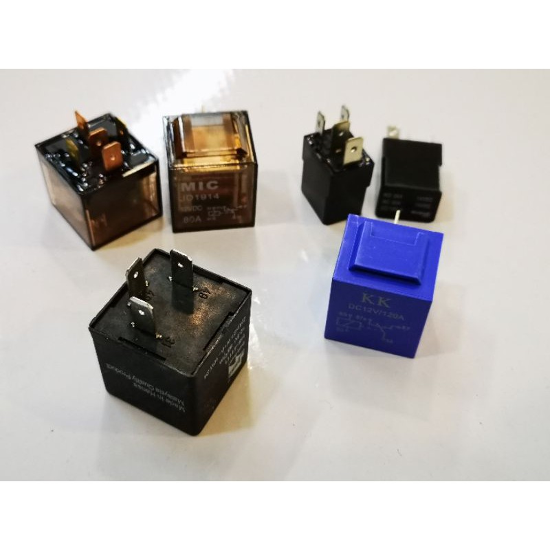 Car Pre Wired 4/5 Pin Relay Mounting Base Socket Holder With 120A 12V ...