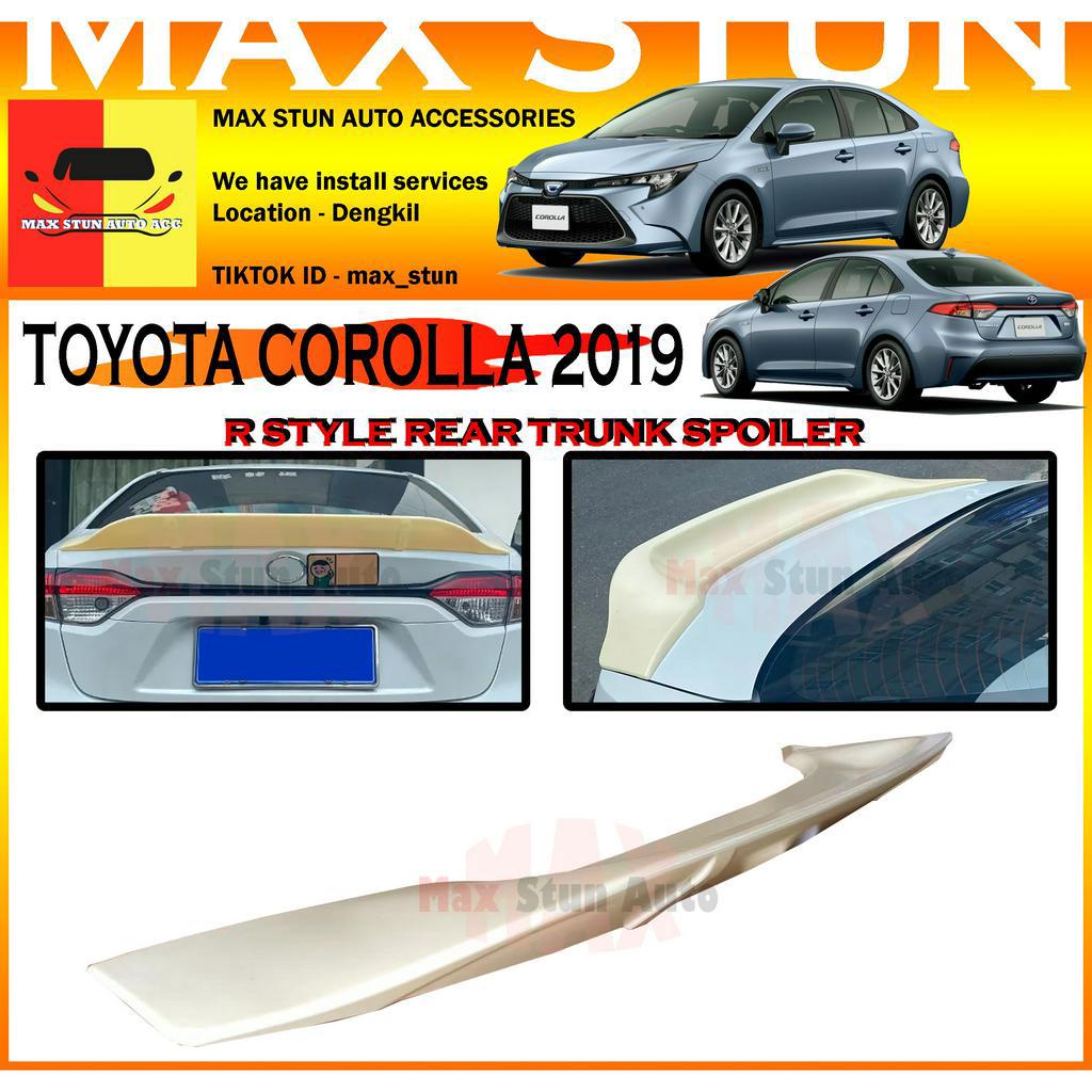 TOYOTA COROLLA SEDAN LEVIN 2019 R STYLE SPOILER REAR TRUNK SPOILER ...