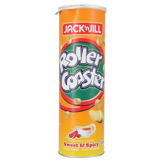 JACK N JILL Roller Coaster Potato Chips Sweet and Spicy (100g) | Shopee ...