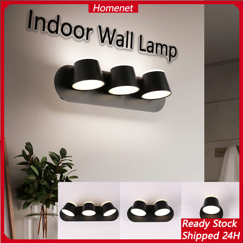 🔥LOWEST-PRICE🔥Indoor Wall Light 360° Adjustable LED Wall Lamp Lampu ...