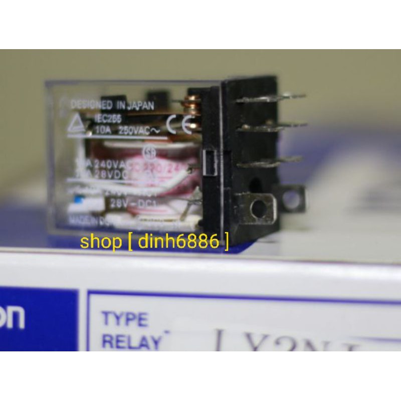 Relay, large 8-pin Relay Omron LY2N - 220V | Shopee Malaysia