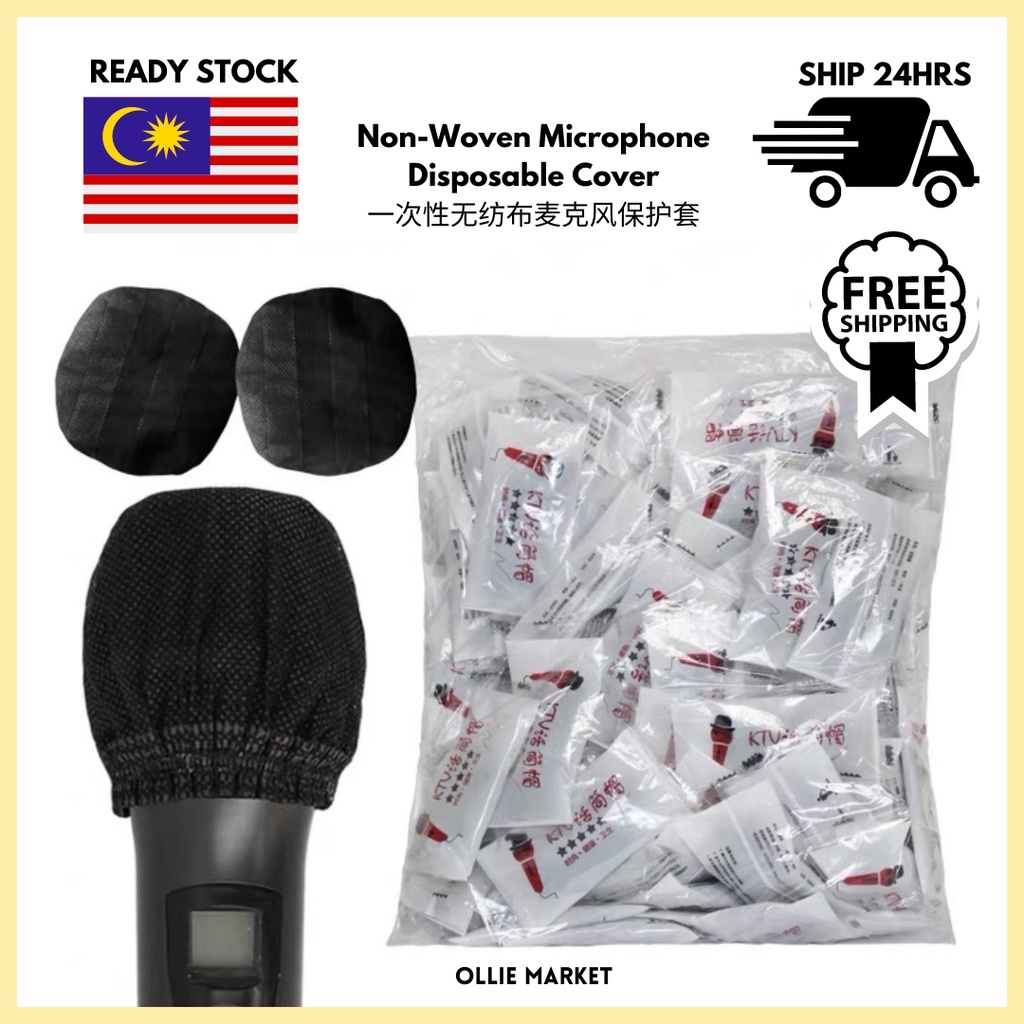 Disposable Microphone Cover Non-Woven/ Sarung Mic/ Topeng Mic ...