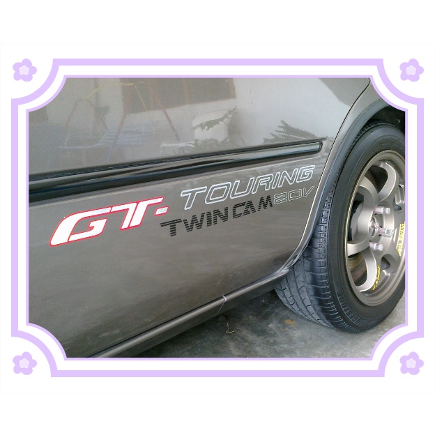 STICKER TOYOTA SEG GT TOURING TWINCAM 20 AE100 AE101 AE92 AE80 AE111 ...