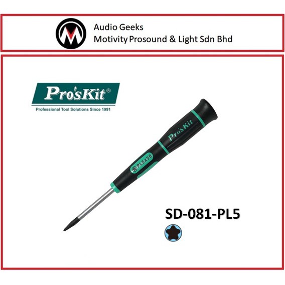 Pro'sKit SD-081-PL5 Precision Screwdriver(PL5 x 50mm) | Shopee Malaysia