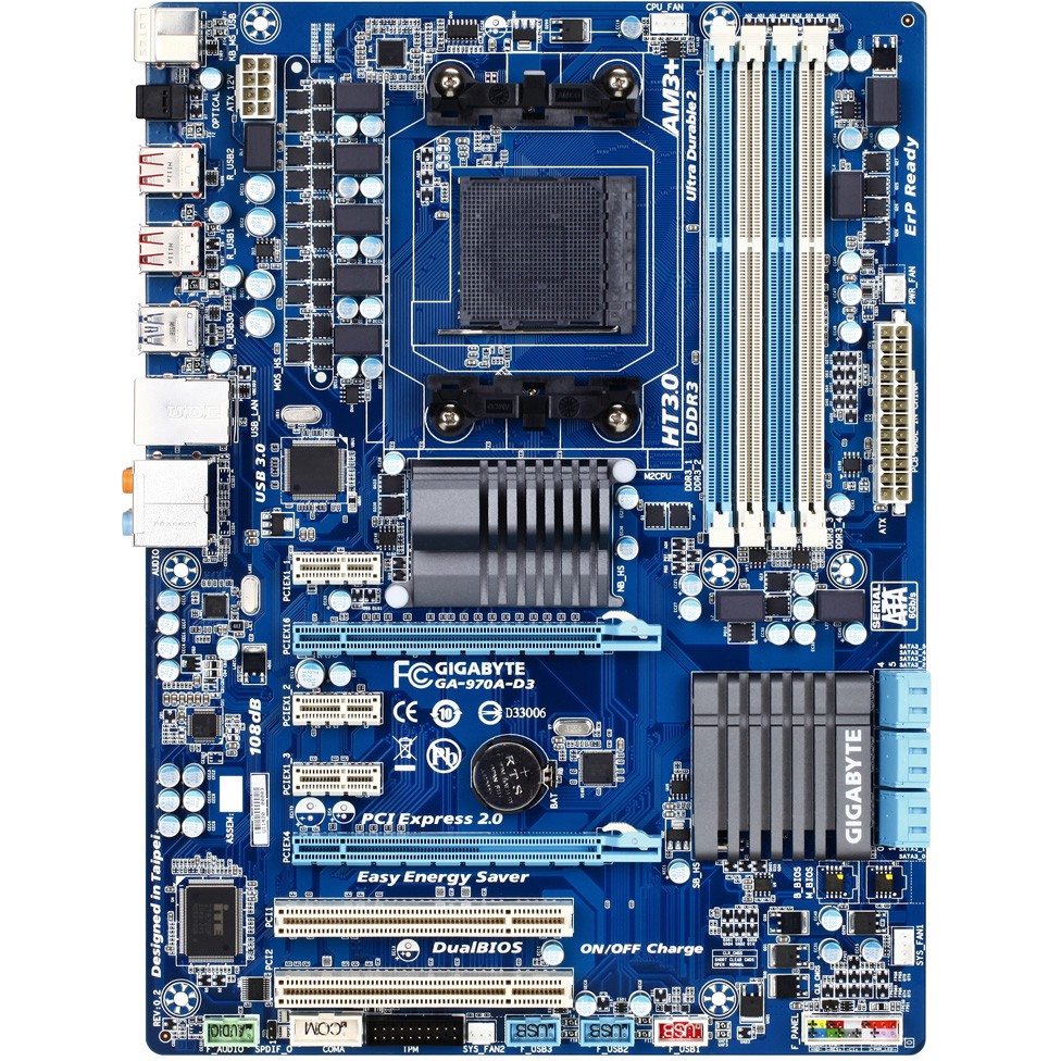 Gigabyte GA-970A-D3 Motherboard (USED) | Shopee Malaysia