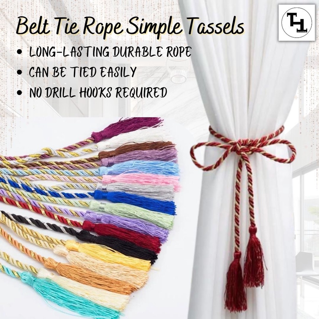 Thefactorycurtain - Ready Stock!!! Riben Tieback Curtain / Tali Riben ...