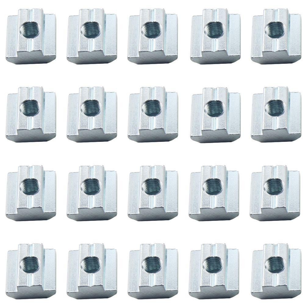 NEEDWAY 2020 3030 4040 4545 Nuts M3 M4 M5 M6 T Slot Nut Hammer Nut ...