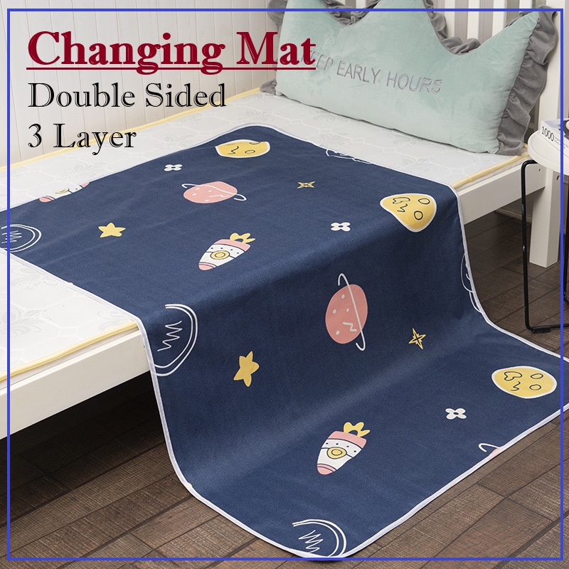 Pelapik Kalis Air Pad Telap Changing Mat Waterproof Mattress Protector ...