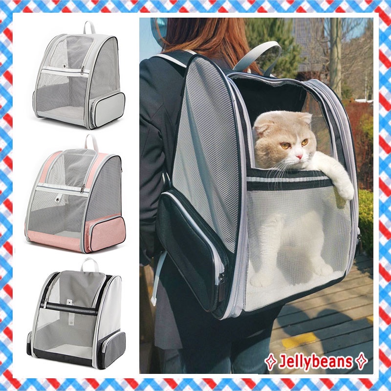 💗【Fast Delivery】💗 Jellybeans Cat bag Cat carrier bag Pet Backpack Cat ...