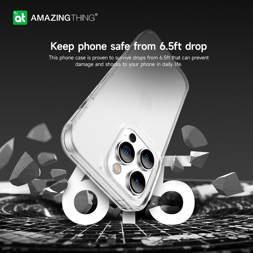 AMAZINGthing Anti-microbial Minimal Drop proof case for iPhone 14/14 ...