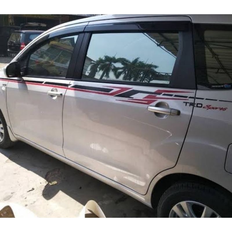 Trd sportivo avanza rush fortuner calya yaris universal sticker ...