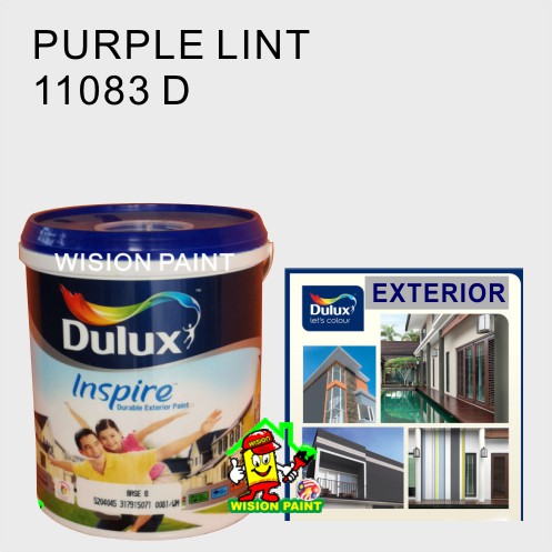 PURPLE LINT 11083 D ( 1L ) DULUX INSPIRE DURABLE EXTERIOR PAINT ...