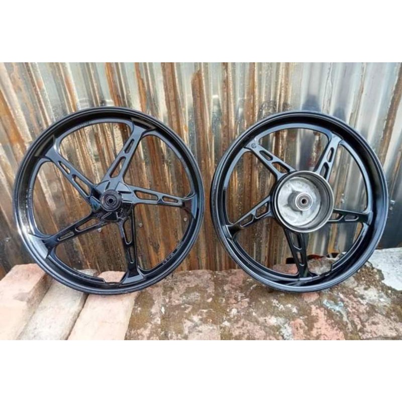 Original FRONT REAR RACING WHEELS FOR YAMAHA JUPITER Z BURHAN PNP ...