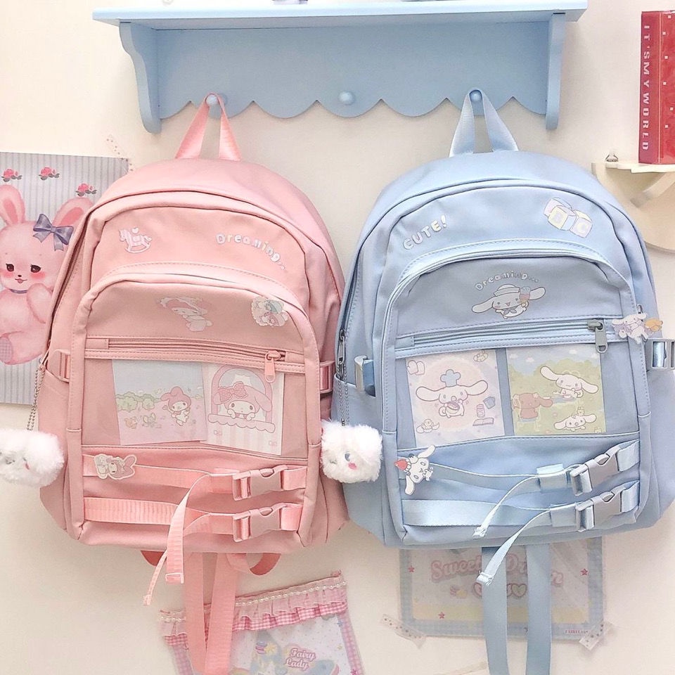 Japanese girls campus junior high school students school backpack large ...