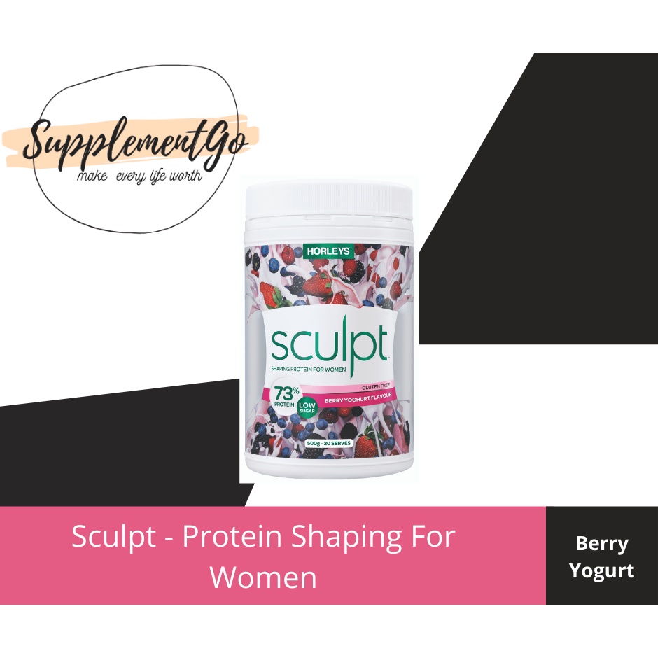 Horleys Sculpt Berry Yoghurt - Shaping Protein for Women (Best before ...