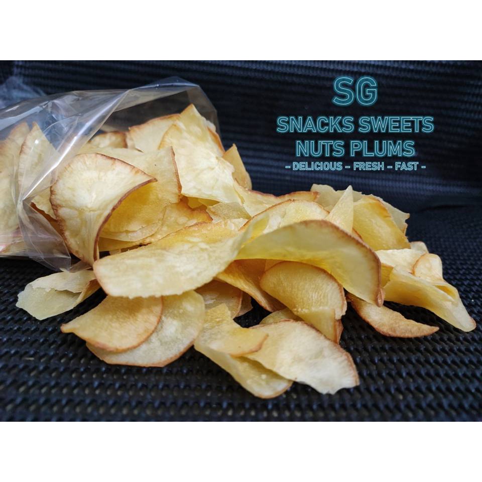 SG PENANG Salty Crispy Original Flavour Fries Tapioca Chips Ultra Thin ...