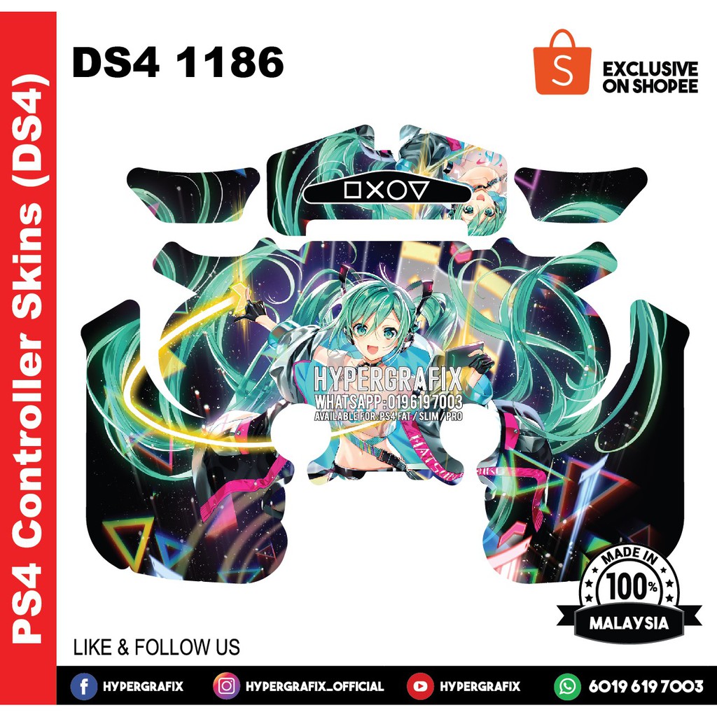 PS4 Controller DS4 SKIN playstation (1186) | Shopee Malaysia
