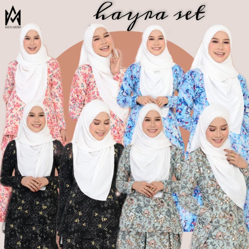 HAYRA SET AISYSMOM (BACA DESCRIPTION DULU) | Shopee Malaysia