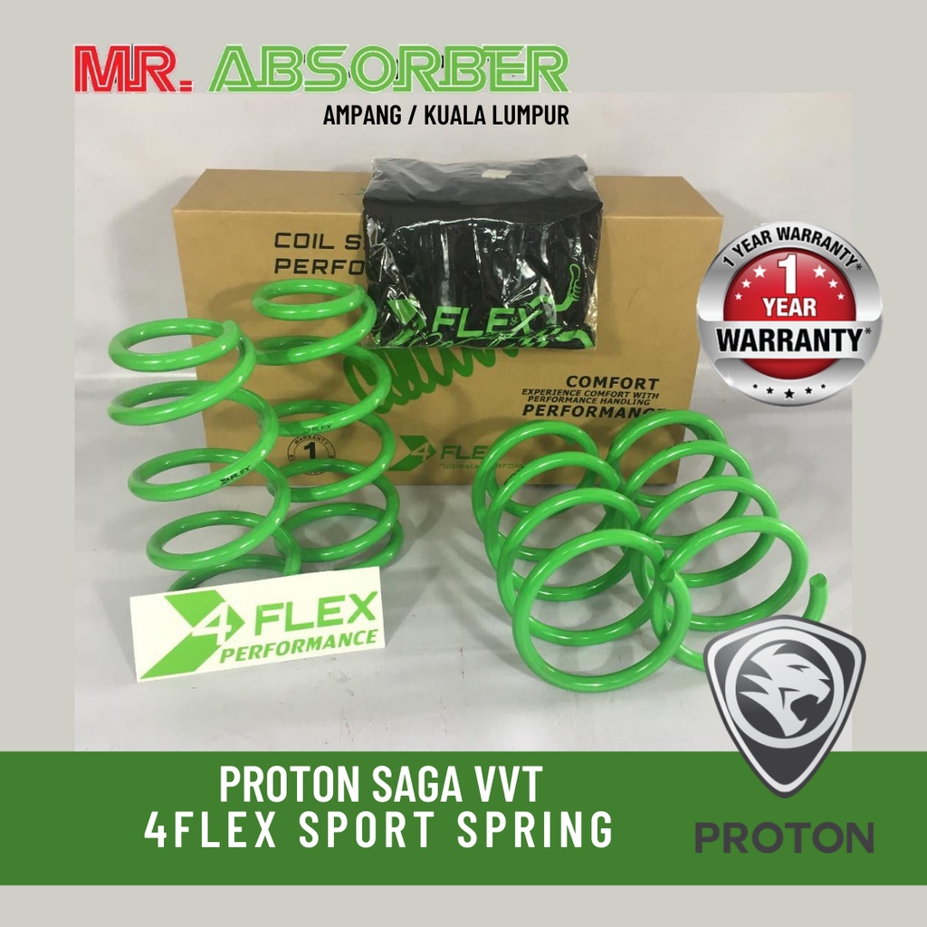 Saga VVT 4Flex Sport Spring (FASTEST DELIVERY !!) | Shopee Malaysia
