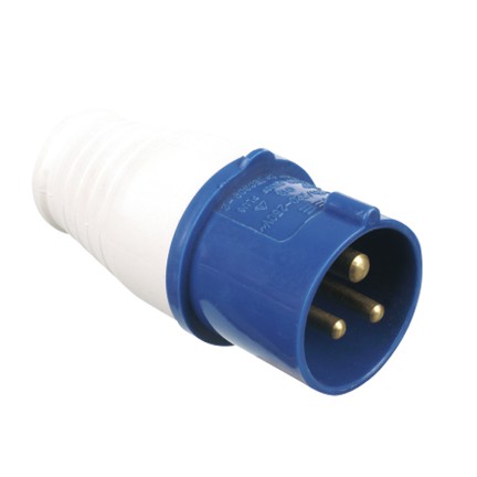 CEE INDUSTRIAL BLUE MALE PLUG, 3 PIN, 16A, IP44, 220V | Shopee Malaysia