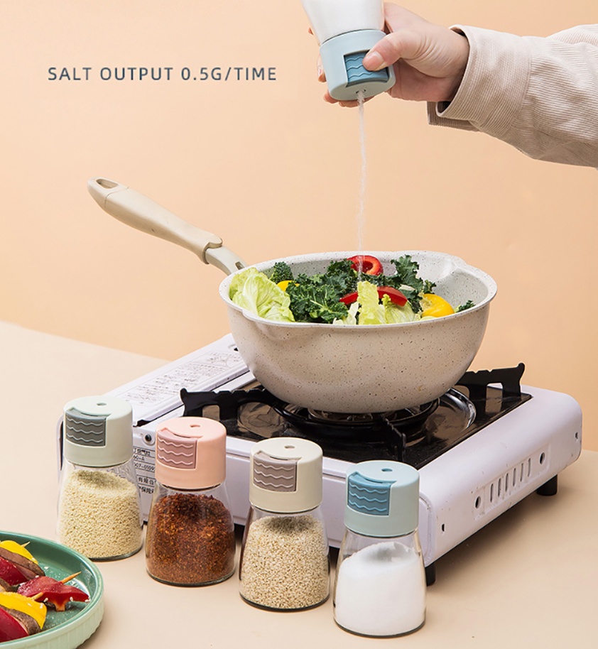 【READY STOCK】Upgraded Auto Salt Dispenser Auto Seasoning Bottle Auto ...