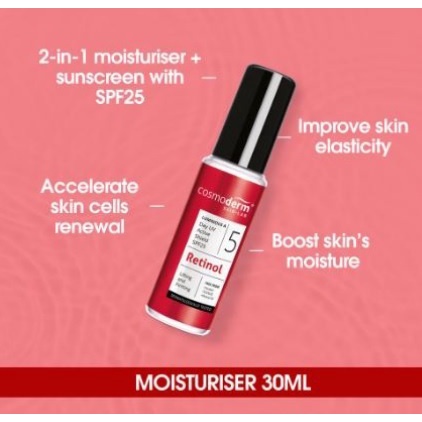 COSMODERM Retinol Luminous A to fade dark spots and hyperpigmentation ...