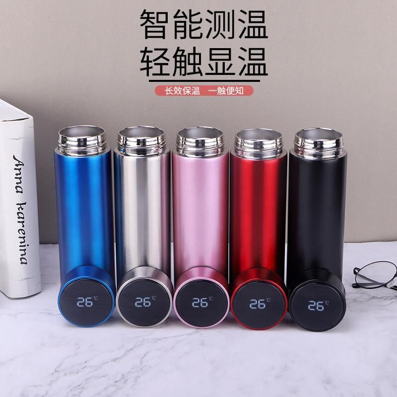 Ready Stock💞Stainless steel temperature measuring smart cup Thermos cup ...