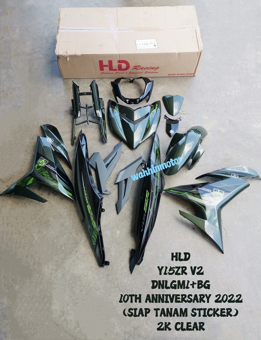 [ HLD ] Y15ZR Y15 V1 V2 10TH ANNIVERSARY 2022 HIJAU LUMUT DNLGM1 + BG ...