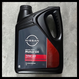 NISSAN ENGINE OIL 10W40 SEMI SYNTHETIC GENUINE PARTS (4L) | Shopee Malaysia