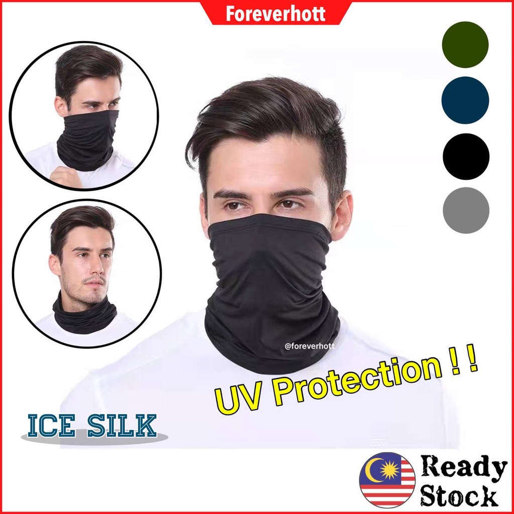 Sarung Muka Headscarf UV Protection Buff Motorcycle Rider Mask Bandana ...