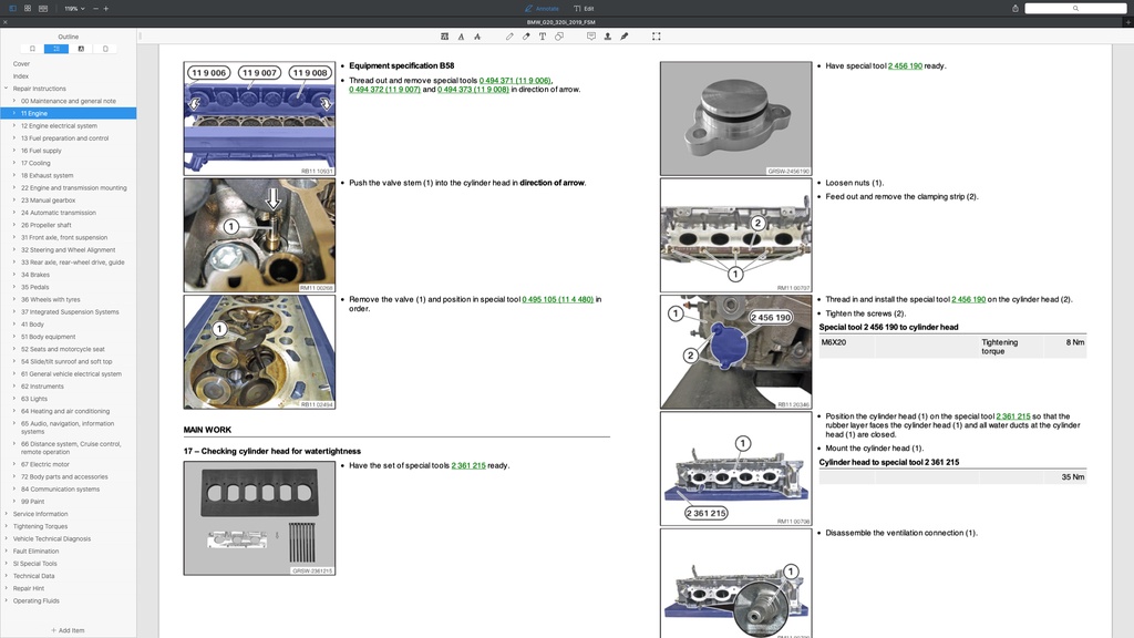 BMW 3 SERIES G20 320i / M340i (2019-2023) SERVICE WORKSHOP MANUAL | Shopee Malaysia