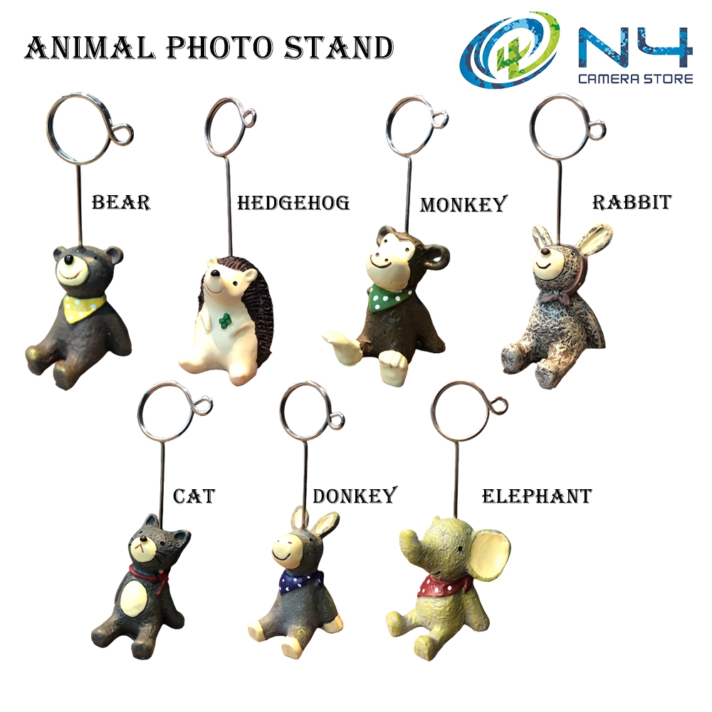 Fujifilm Instax Mini Cute Animal Photo Stand / Clips Fit in All Size ...